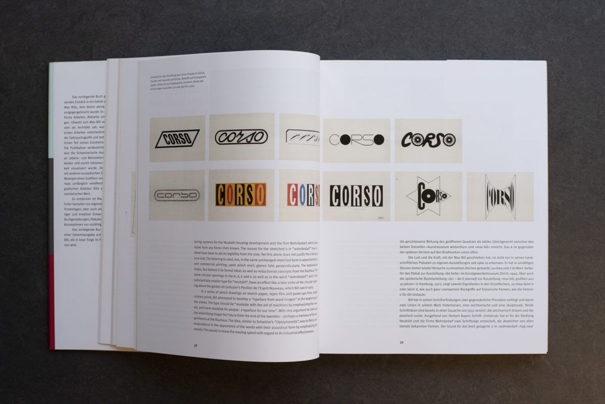 MAX BILL: TYPOGRAPHY. ADVERTISING. BOOK DESIGN – Leporello